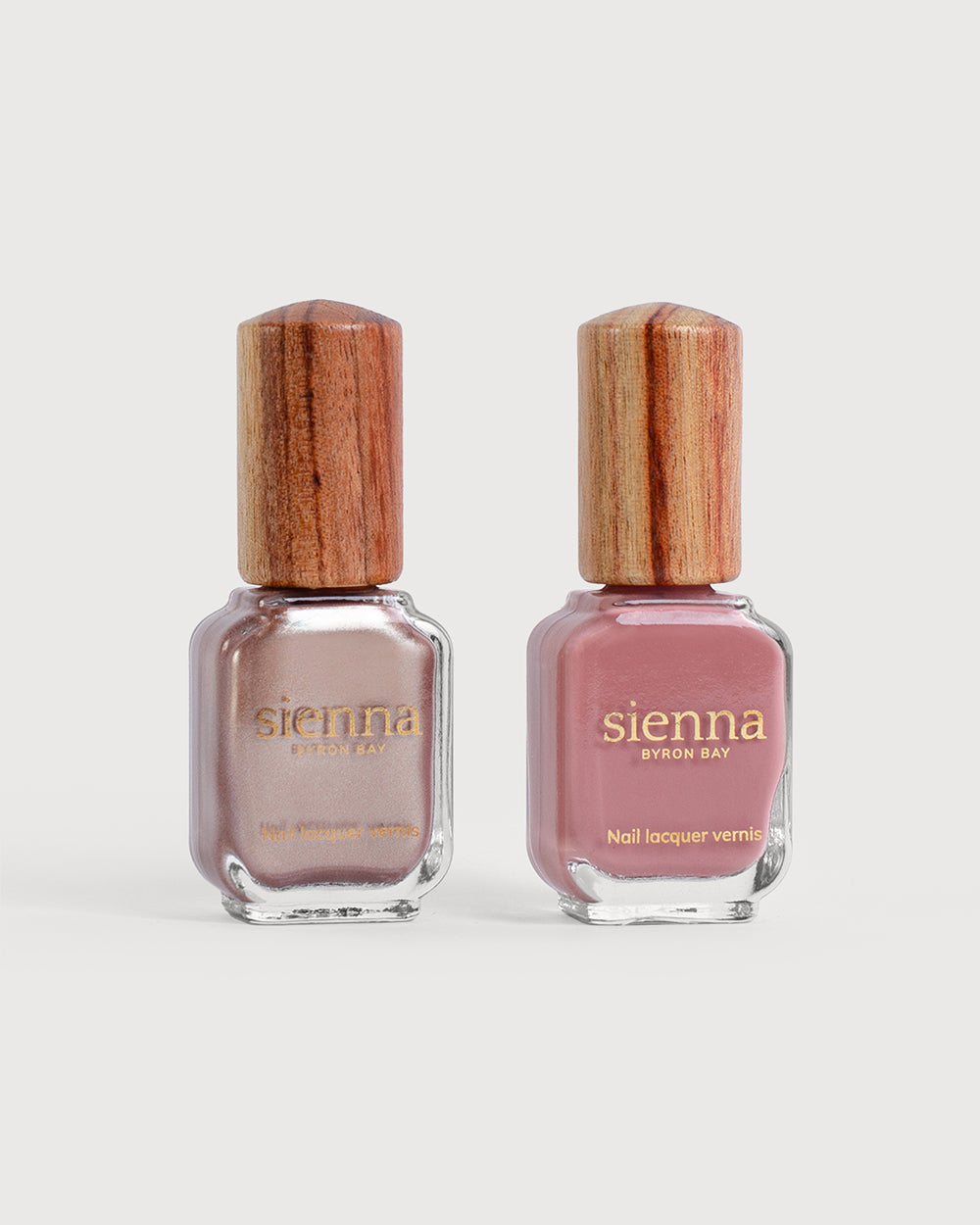 Glimmer Duo | Brown Satin Glaze & Mauve Pink Crème | Natural & Vegan ...